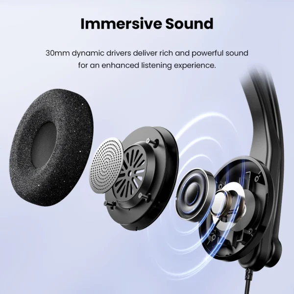 Edifier CC100 Wired Mono Headset | AI Noise Cancelling Mic