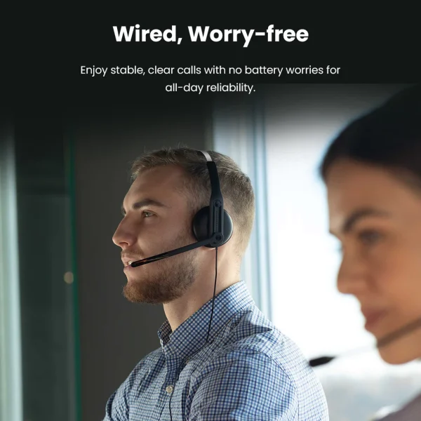 Edifier CC100 Wired Mono Headset | AI Noise Cancelling Mic